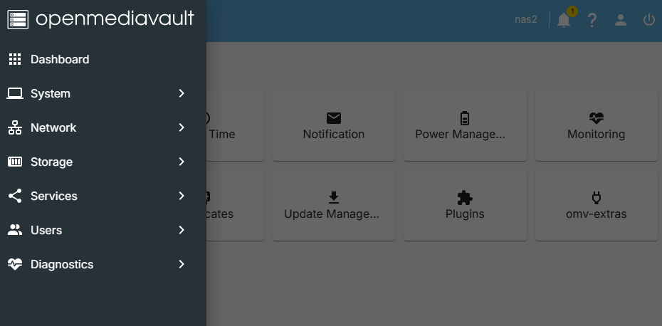 4. Setting Up OpenMediaVault — SunFounder Pironman 5 NAS documentation